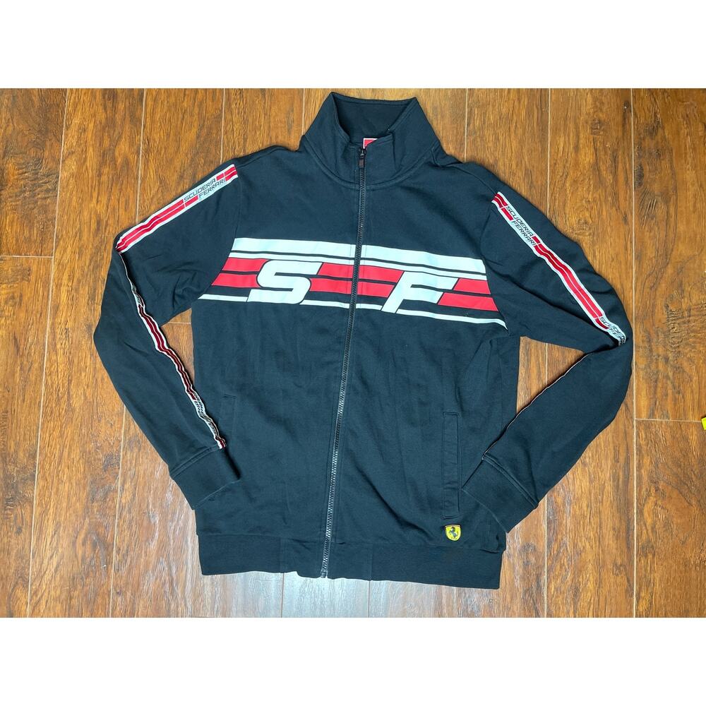 Ferrari Scuderia Jacket Mens Large Tracksuit Top Full… - Gem